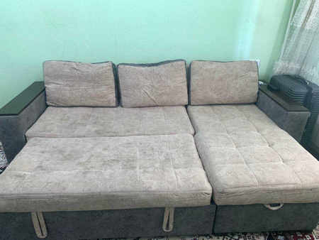 Продается диван уголок раскладной, состояние хорошее. 255х(80)150