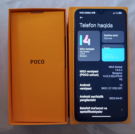 Poco m3 holati idial