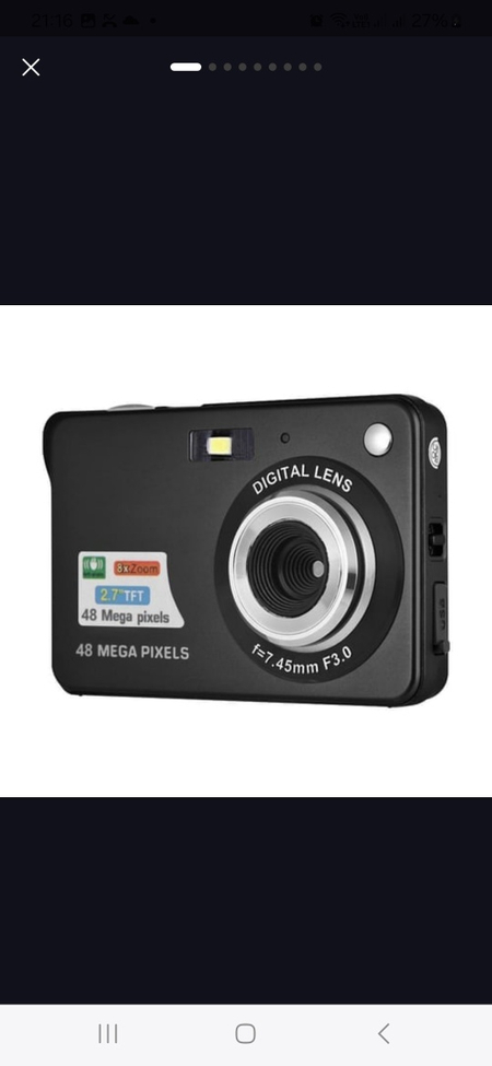 Kamera 1080P 4K va 48 megapiksel