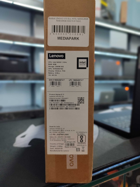 Офисный ноутбук Lenovo V15 G2 Intel Celeron N4500