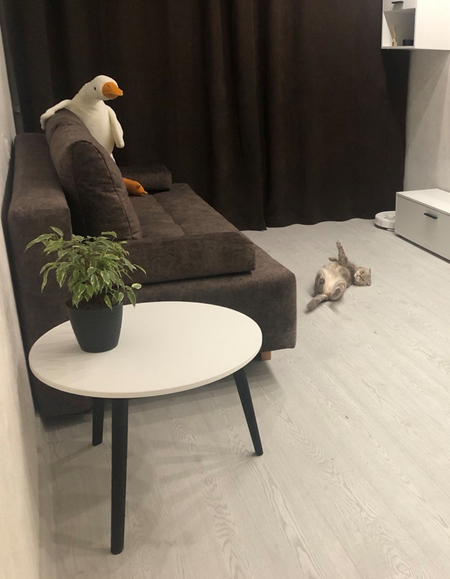 Журнальный столик круглый лофт гостиной спальни eames кухня loft IKEA