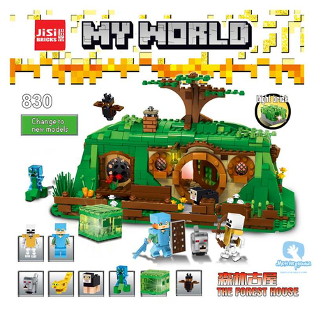 Конструктор Jisi bricks  My World  Лесной домик хоббита