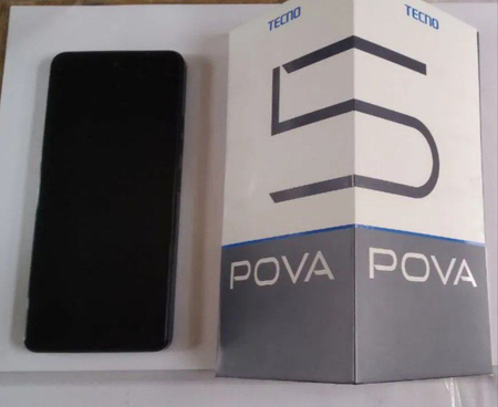 Techno Pova 5 8/256 GB.
ideal.Dakument va Zaryadchigi bo.Ishlas