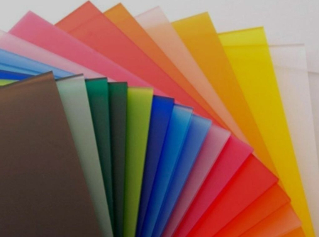 ABS plastic, acril, PVX list fomaks. ORG steklo