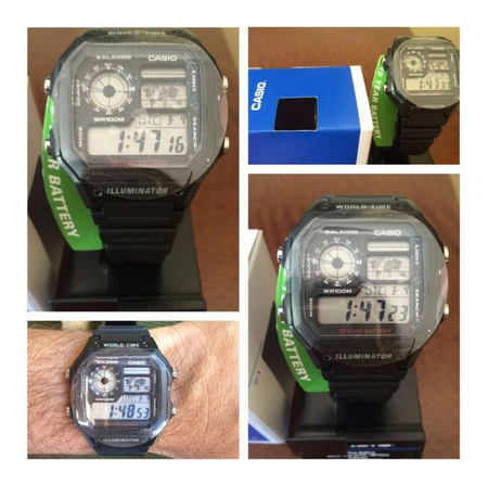 Мужские часы новые Casio AE1200WH-1A original
