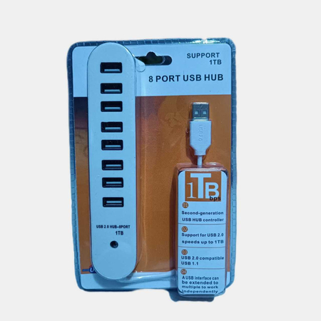 USB hub. 8 port usb hub. usb 2.0.