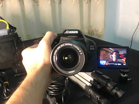 Canon 600D с ноутбуком