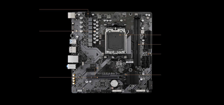 Материнская плата GIGABYTE A620M H