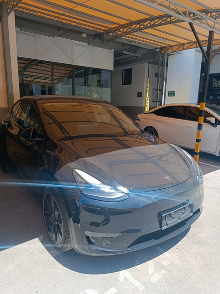 Tesla model Y yurgan probeg