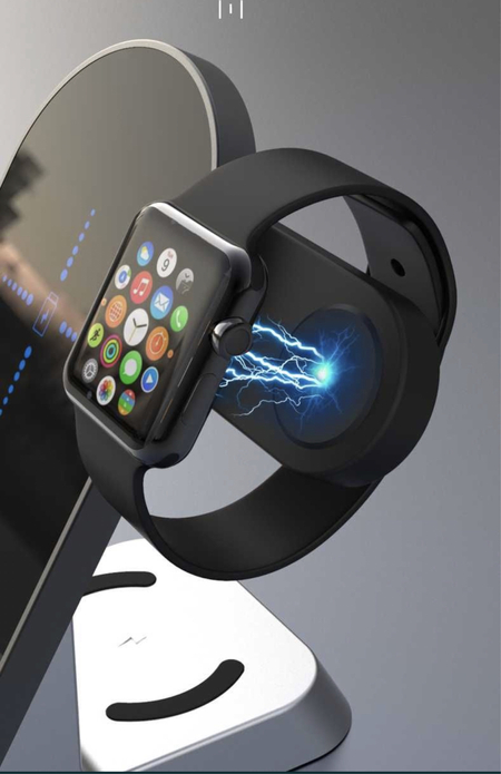 Green Lion 6 In 1 Wireless Fast Smart Phone Watch & Air Pods Charging