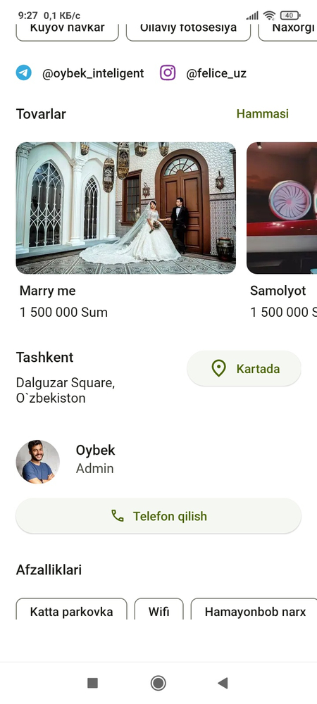 Olxga o'xshagan platforma sotiladi !!!