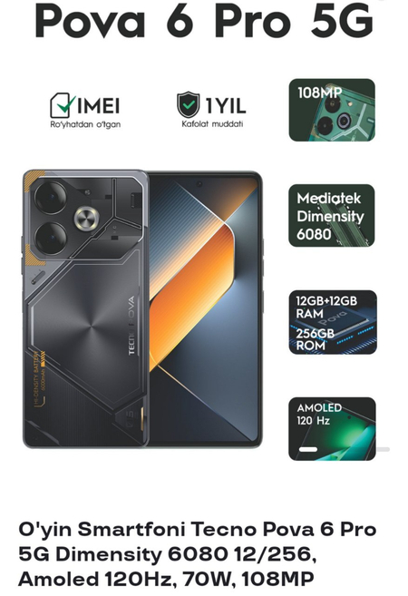 Techno pova 6 pro
