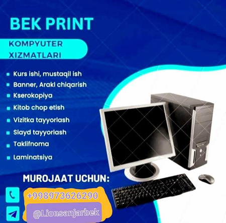 Kompyuter xizmatlari