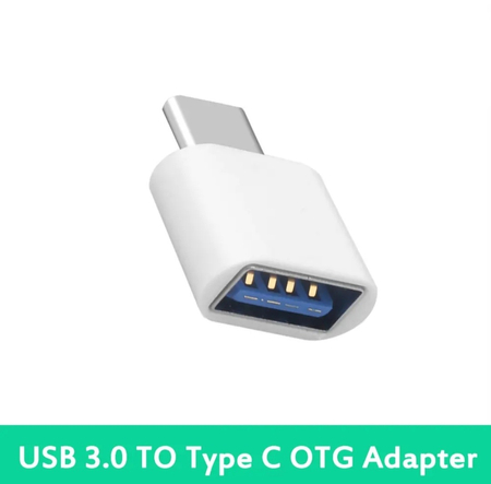 Адаптер OTG с портом USB 3,0 Туре-С и штекером USB С на гнездо USB