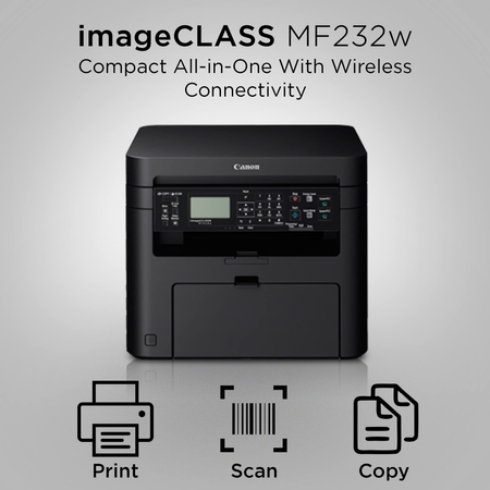 Canon i-SENSYS MF232w | Принтер 3в1, управление через Wi-Fi
