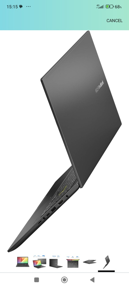Ультрабук Asus S513 i5-1135u/8Gb/256Gb SSD/Iris Graphics/15.6