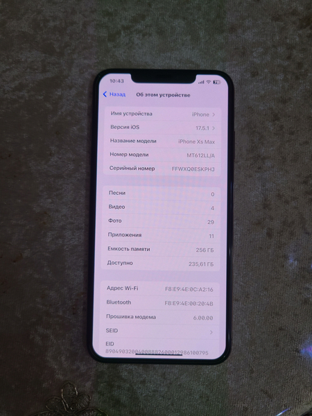 Iphone xs max 256gb gold