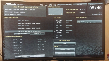 Процессор 13-го поколения Core i3 13100F. Сокет LGA 1700. BOX из США.