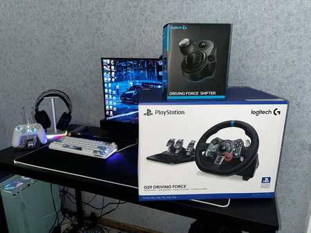 Продам игровую консоль Logitech G29 + Коробка передачи (Шифтер)