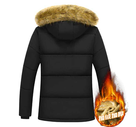 Новые мужские зимние куртки с капюшоном, черного цвета 48,50,52,54,56