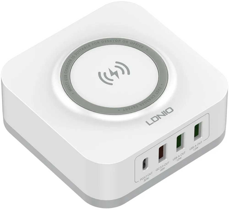 Беспроводная зарядка LDNIO AW004 Wireless Desktop