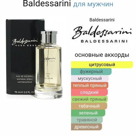 Original Mujskoy Baldessarini Eau de Cologne (75)ml