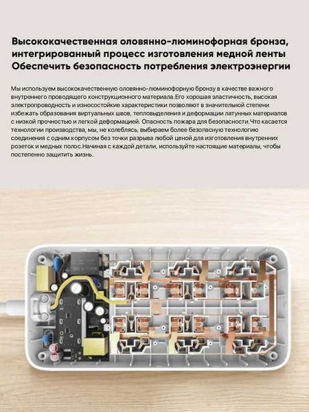 Xiaomi / Удлинитель / Mi Power Strip CXB6-1QM. Рассрочка, гарантия!
