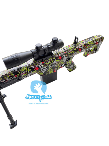 Снайперская винтовка m82a1 со скином  динозавра