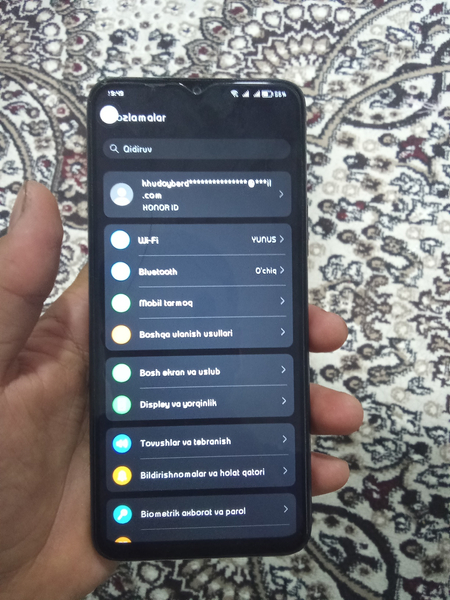 Honor x6a128gb Megicios versiya  obmenga iPhonex kelishamz srochnoga