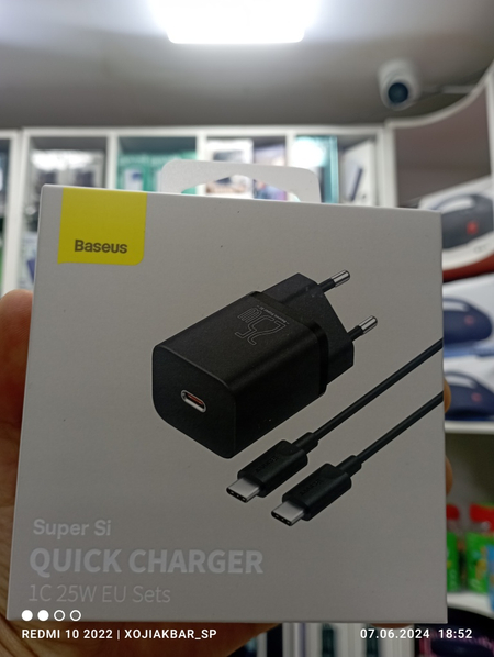 Zaryadaka baseus 25w type to type