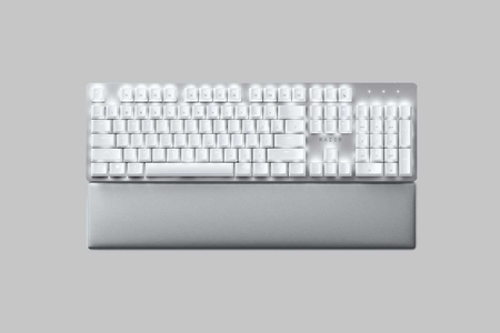 Клавиатура Razer Pro Type Ultra - US Wireless White Yellow switch