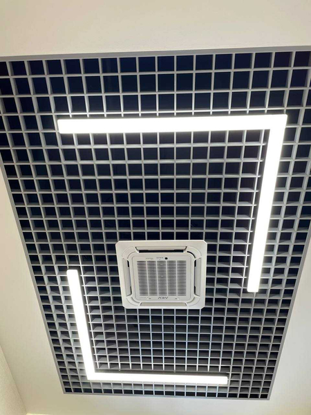 Подвесной потолок Грильято Griliato Grilyato 10x10x0.4 потолок Ришотка