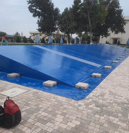 бассен банер баннер тент bassen baner  banner tent  установка киламиз