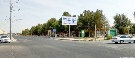 Respublika bòyicha bilbordlarda reklama.