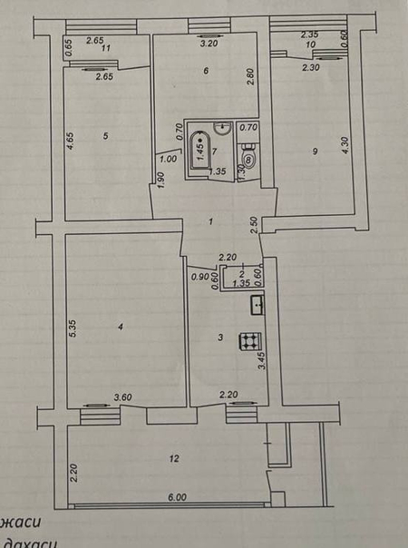 Продается 3/4/4 на Ц-1