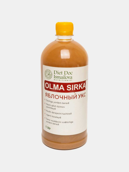 Olma Sirkasi 1Litr (Яблочный уксус Литр)