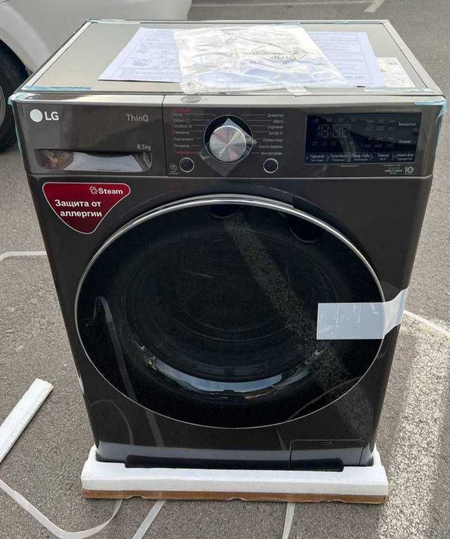 LG 8,5 кг Стиральная машина INVERTER DIRECT DRIVE+Steam ThinQ Premium