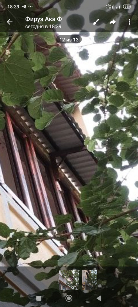 Козирок из акфи и профнастил