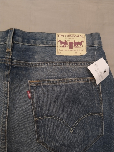 Levis новые синие мужские джинсы, модель 506, размер 34, 100% хлопок