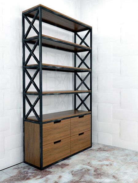Стеллаж лофт stellaj loft