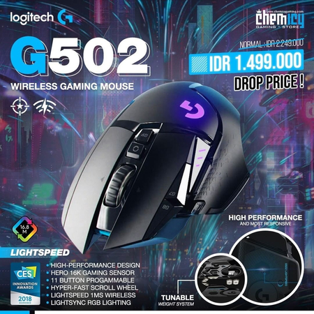 СКИДКА! Оригинал!Logitech G502 Wireless Беспроводная мышка/мышь/mishka