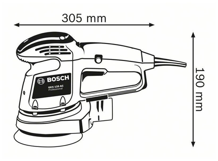 Эксцентриковая шлифмашина Bosch GEX 34-125