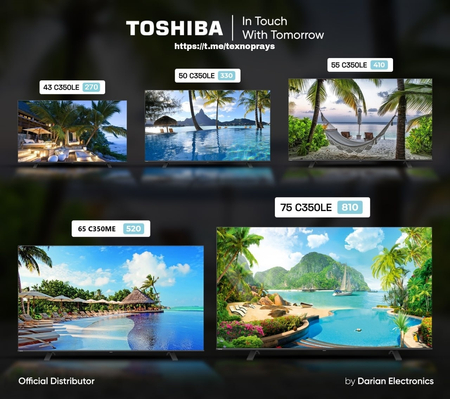 Телевизор Toshiba 43 C350LE smart 4k VIDAA все диагонали с доставкой