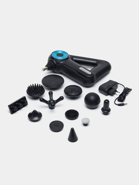 Массажер Massage Gun с 12 насадками Доставка есть!