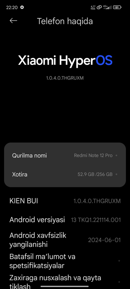 Redmi note 12 pro