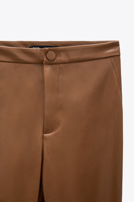 Леггинсы из искусственной кожи ZARA