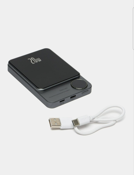 PowerBank  MagSafe 20Вт, 10000мА/ч + магнитный