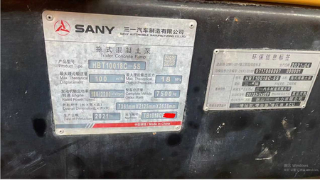 Стационарный бетононасос SANY HBT 10018 C
5S 2021 года