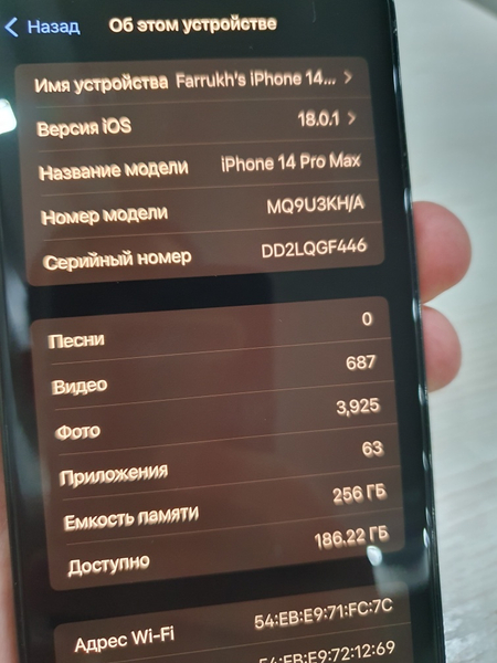 iPhone 14 Pro Max, 256 GB