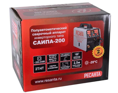 Сварочный полуавтомат САИПА-200 (MIG/MAG) Ресанта, Оригинал